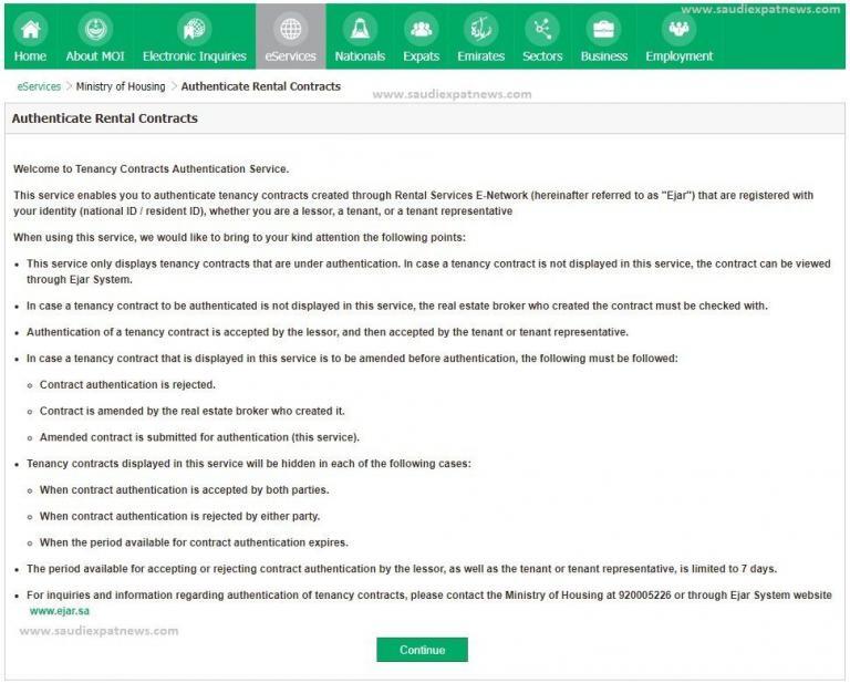 How to authenticate Ejar rental contracts via Absher - KSAexpats.com