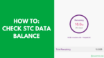 How to check STC data balance? - KSAEXPATS.COM