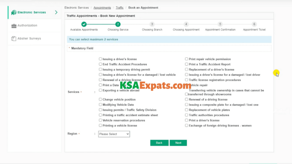 How to Book Muroor Appointment Online with Absher