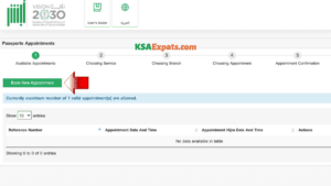 How to book Jawazat appointments on Absher - KSAexpats.com