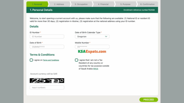 How to Open an Account with SNB Alahli Bank Online | KSA Expats