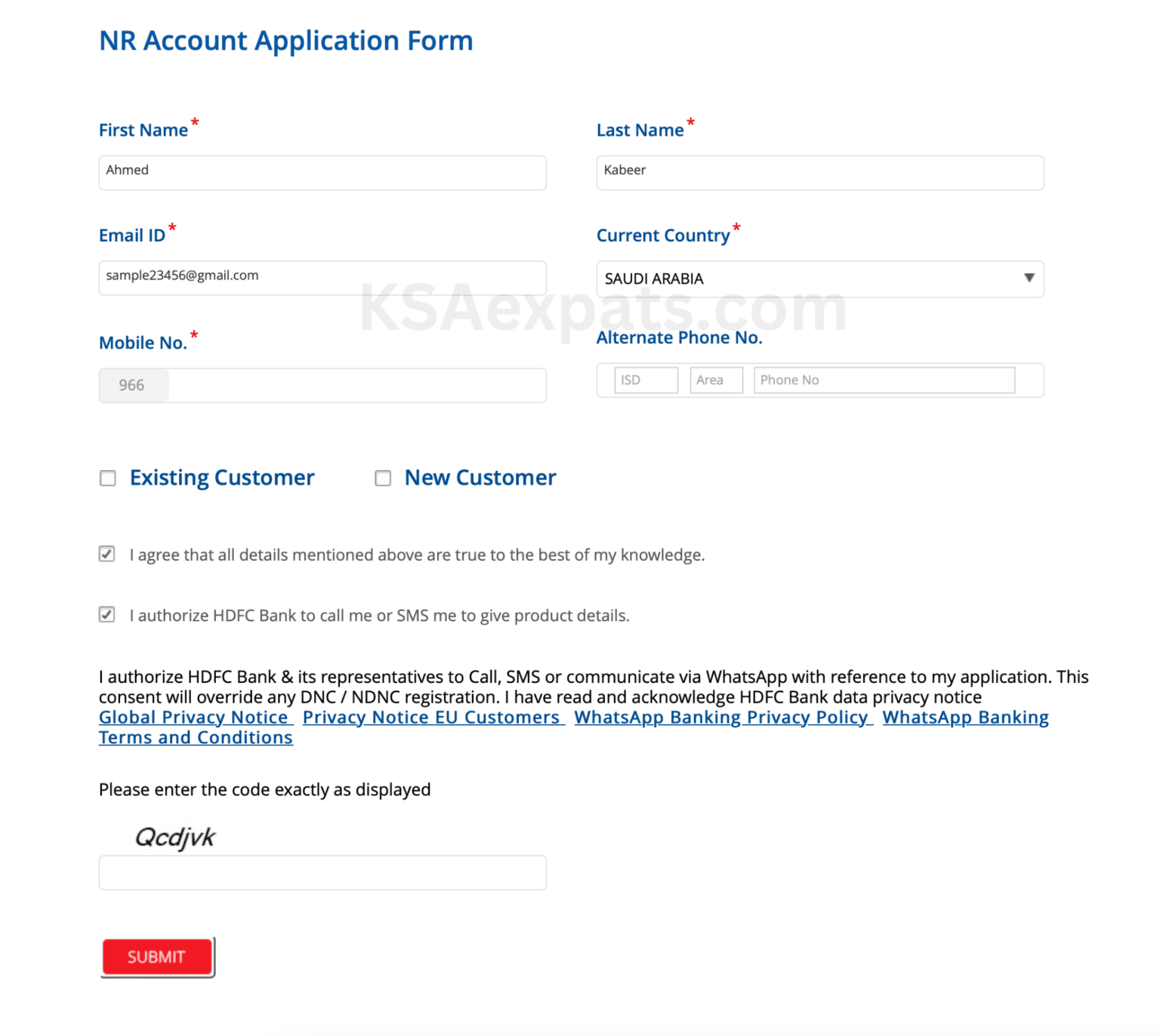 Opening an HDFC Bank NRI Account from Saudi Arabia: A Step-by-Step Guide