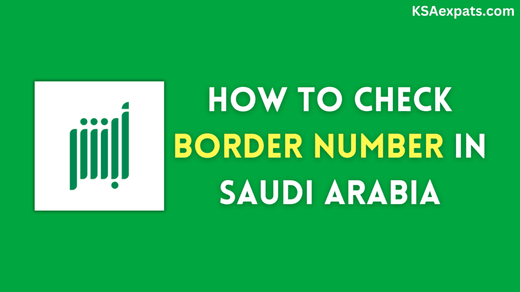How to Check Border Number Online: Simple Method