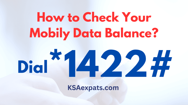 How to Check Your Mobily SIM Balance and Data - KSAexpats.com