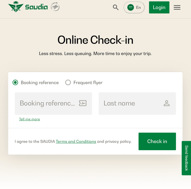 Saudia Web Check-In: Step-by-Step Guide