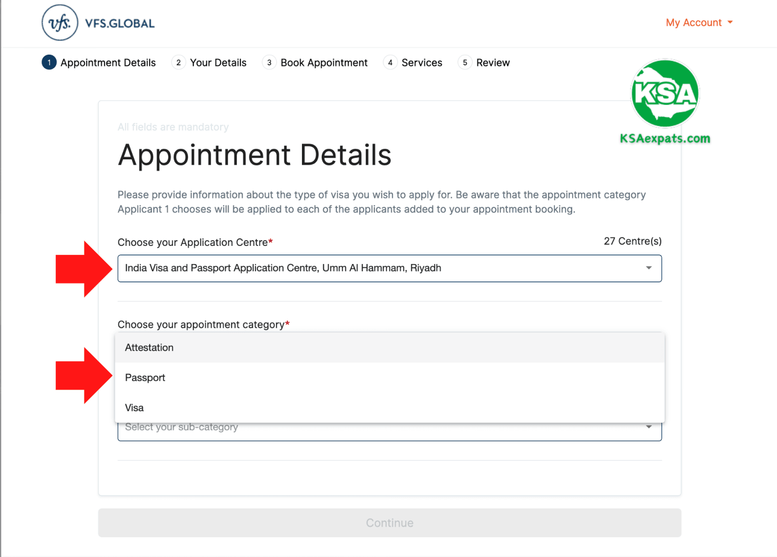 VFS Global Appointment for Indian Passport Renewal in Saudi Arabia ...