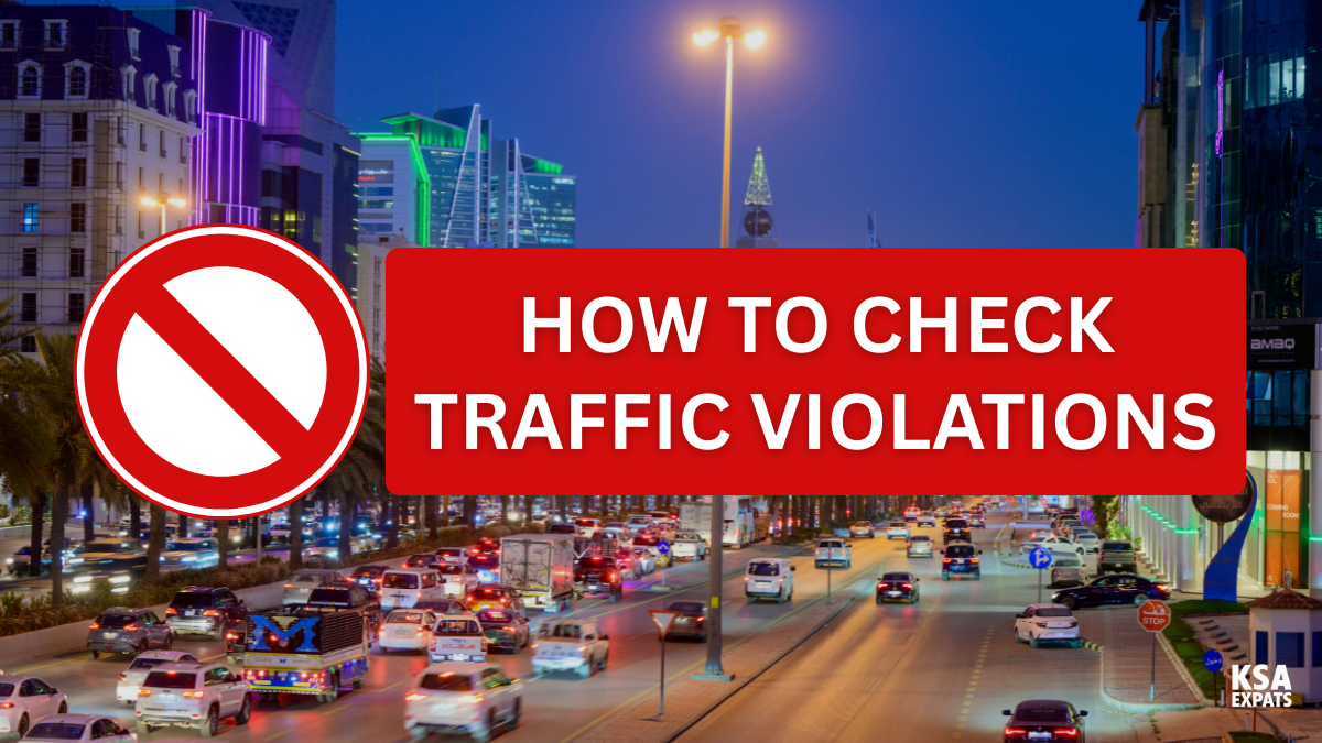 How to Check Traffic Violations in Saudi Arabia