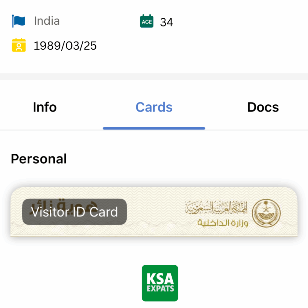 How to Get and Use the Digital Visitor ID Card for Umrah Visa Holders ...